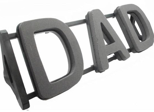 Dad Plastic Backed Letter Frame - Dry Foam - LARGE ITEM – Titleys ...